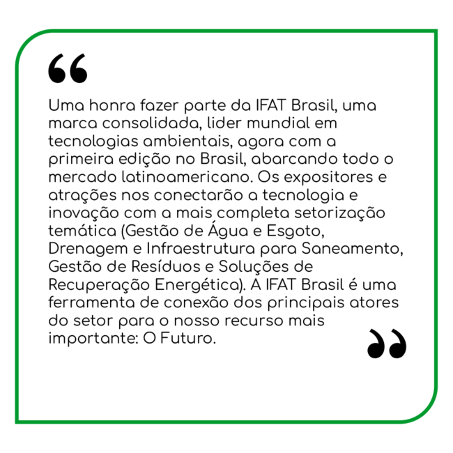 Embaixadores – IFAT Brasil